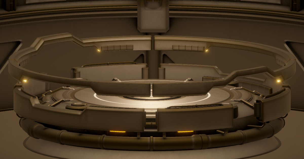 Circular Room 02 | 3D Sci-Fi | Unity Asset Store