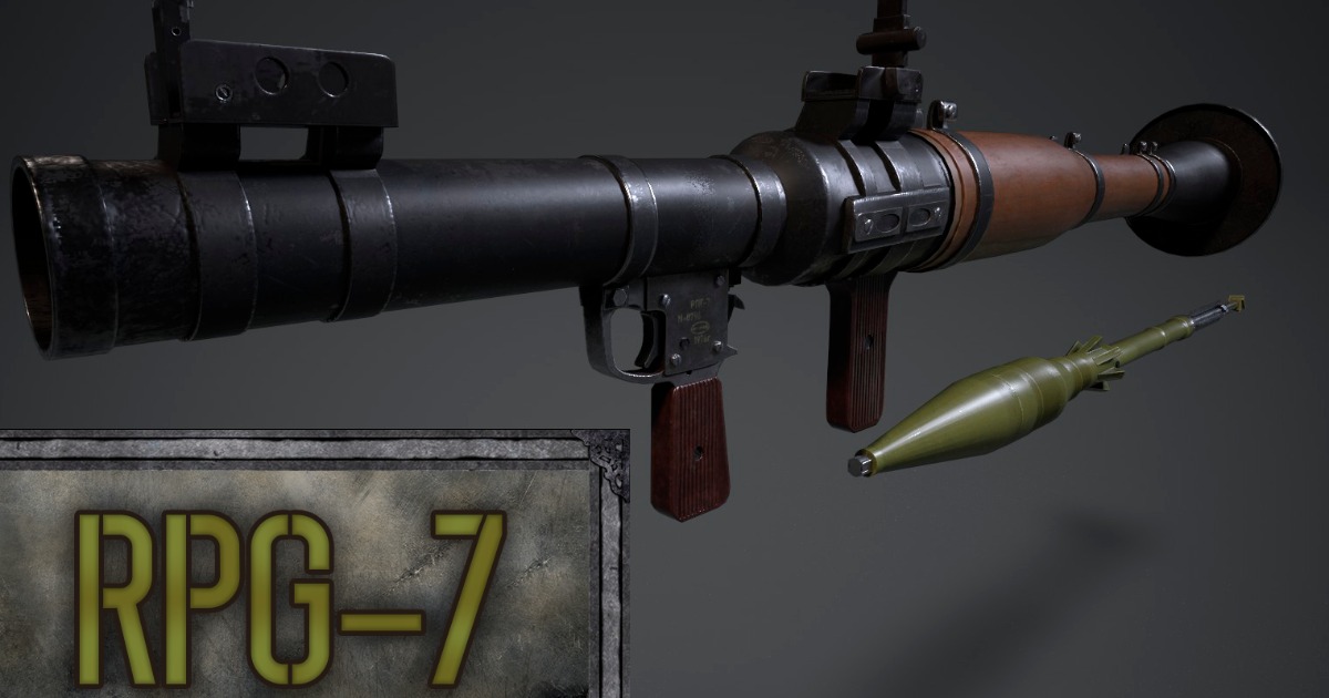 Rocket Launcher RPG-7 | 3D Weapons | Unity Asset Store