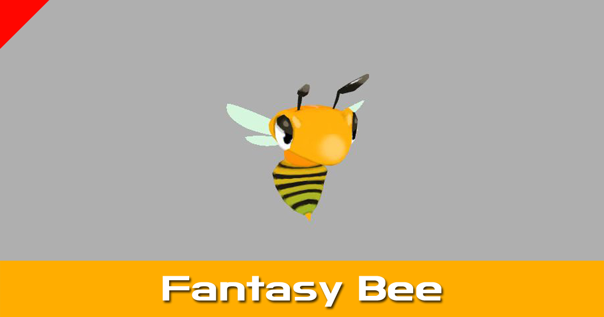Fantasy Bee | 3D Animals | Unity Asset Store