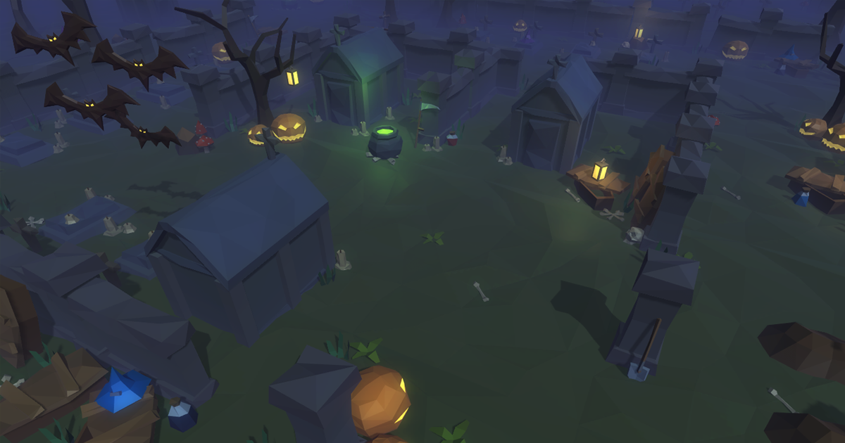 Halloween Faceted Pack | 3D Fantasy | Unity Asset Store