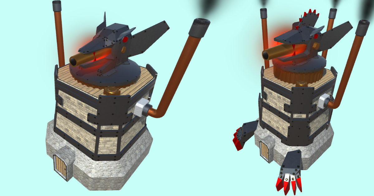 Dragon towers | 3D ファンタジー | Unity Asset Store