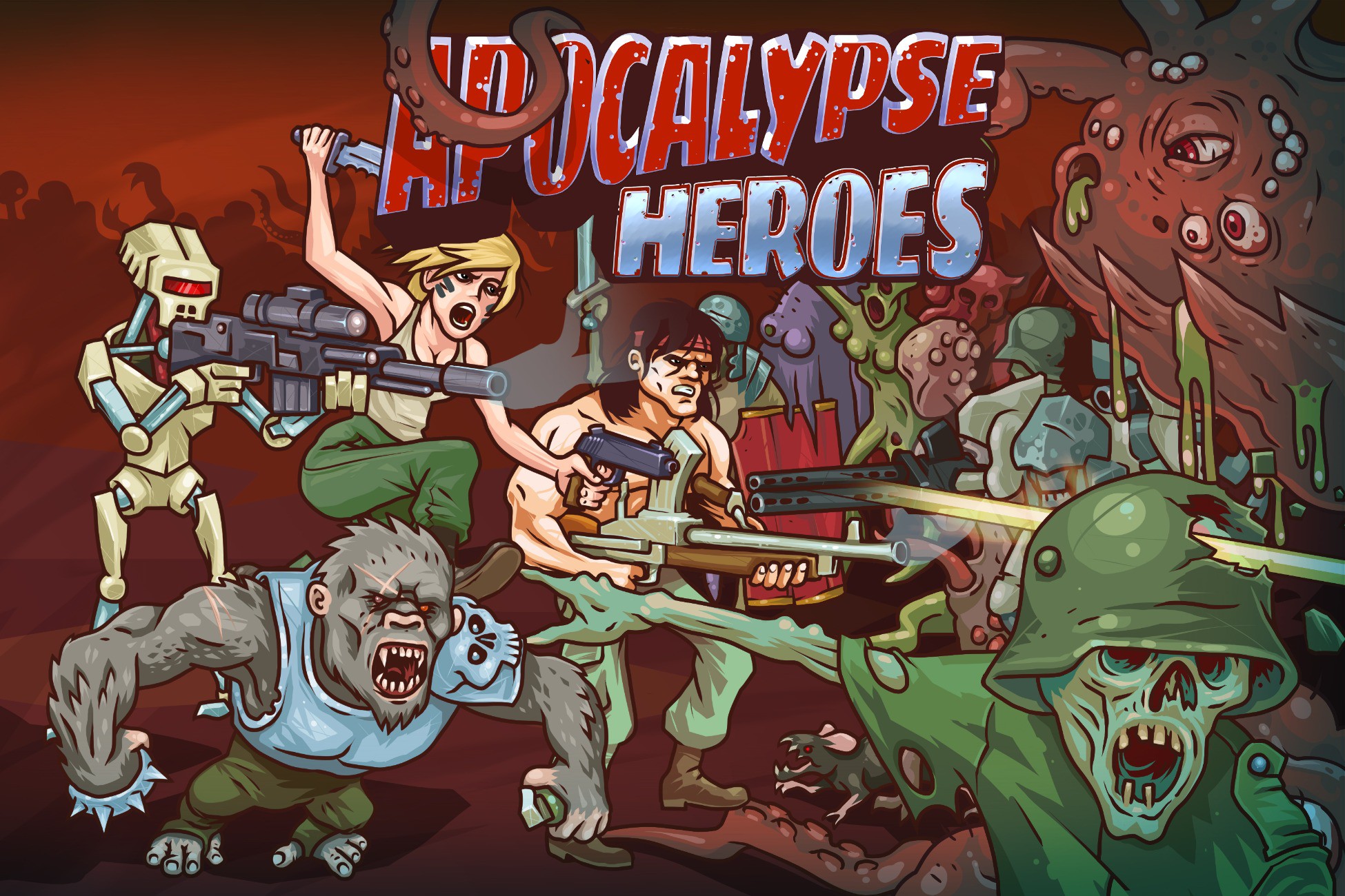 Apocalypse Heroes - Spine 2D Characters | 2D キャラクター | Unity Asset Store