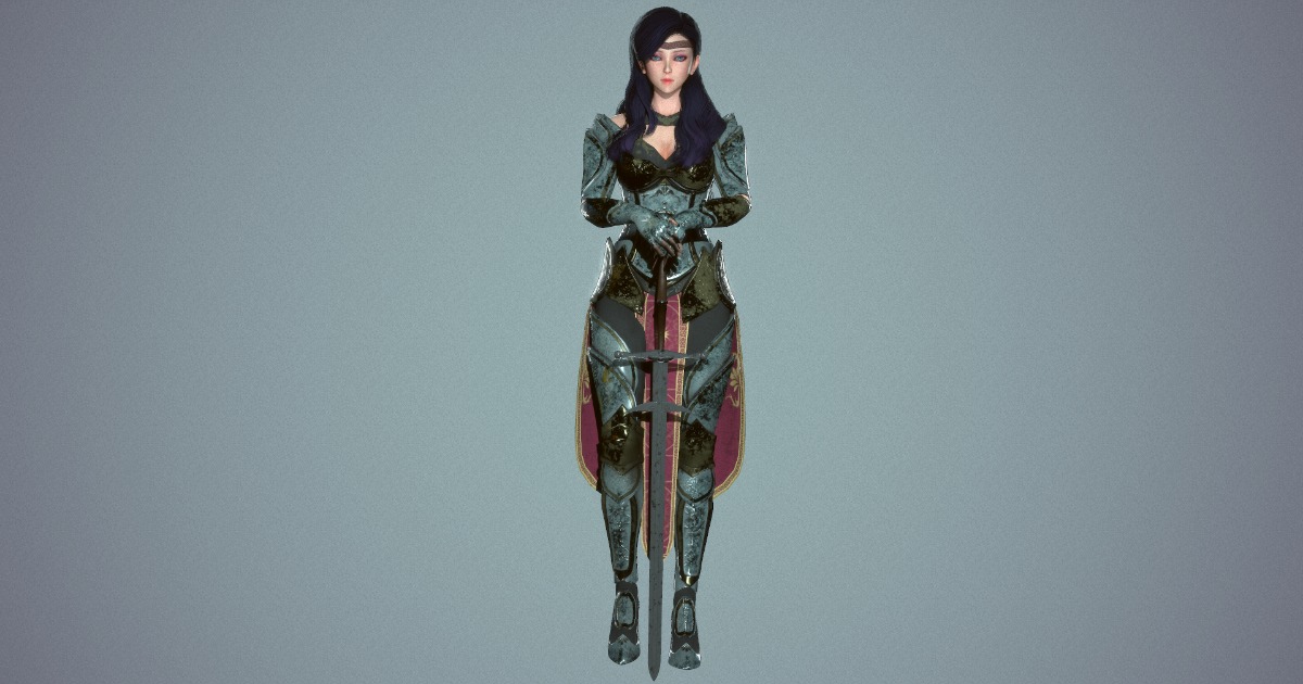 Knight Lady | Characters | Unity Asset Store