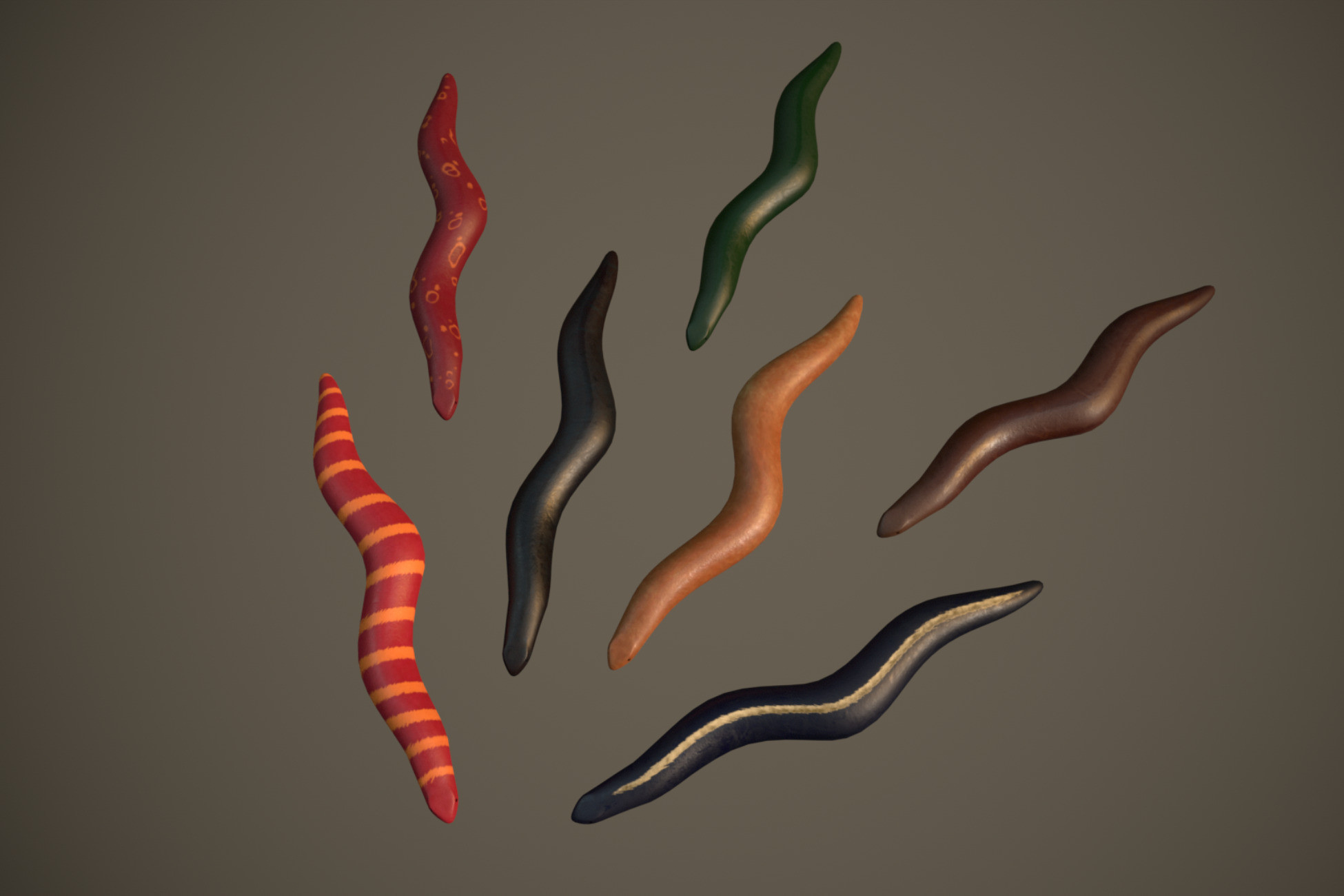 Snakelike Worm(lowpoly PACK) | 3D Animations | Unity Asset Store