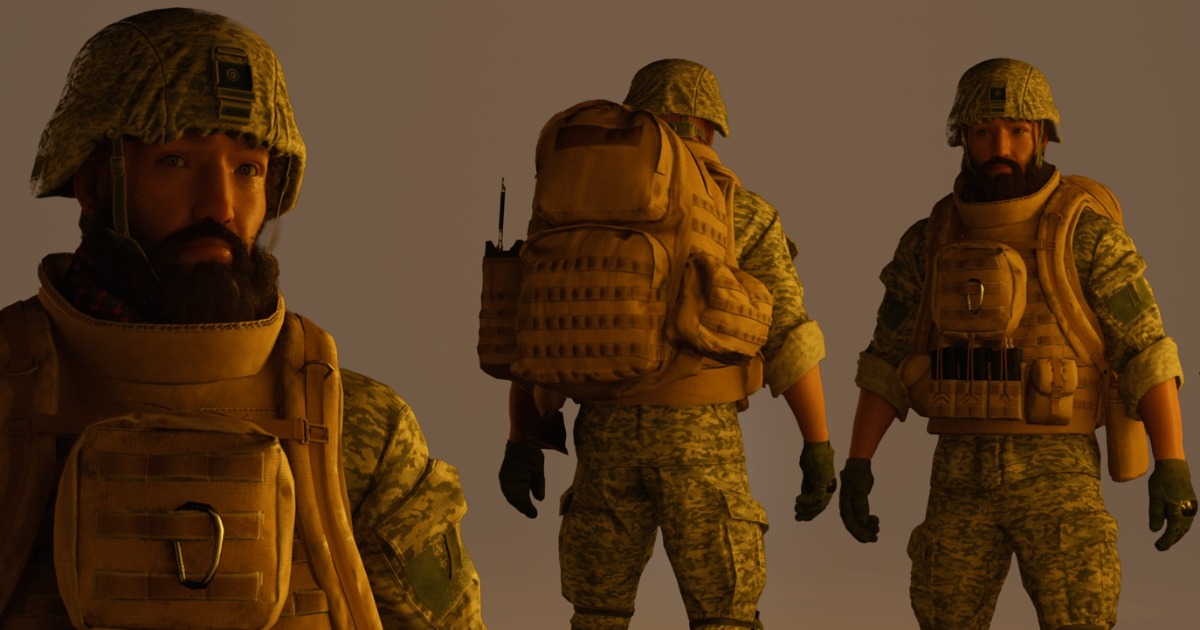 US soldier 02 | Characters | Unity Asset Store