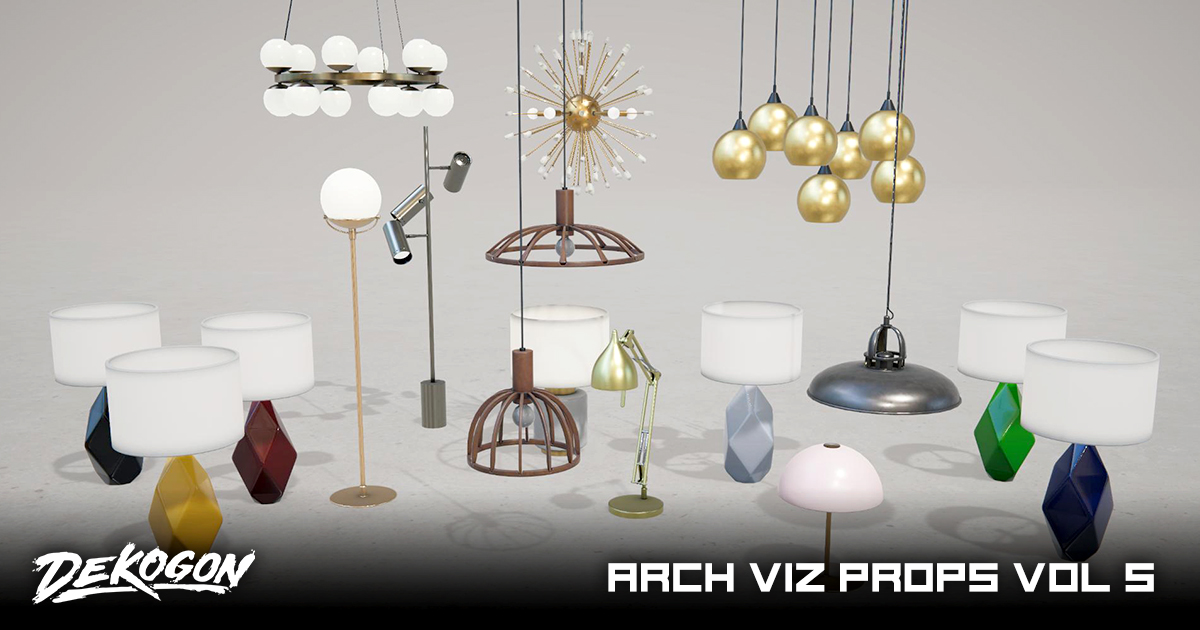 Arch Viz Props - VOL.5 | 3D Props | Unity Asset Store