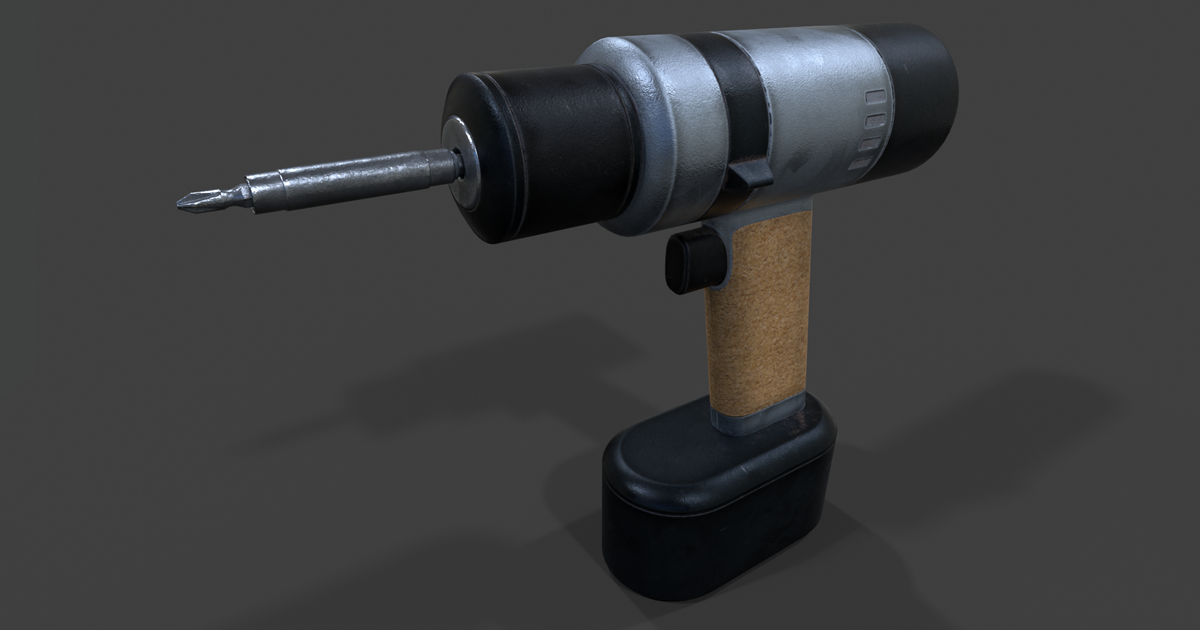 Cordless Drill V02 | 3D Tools | Unity Asset Store