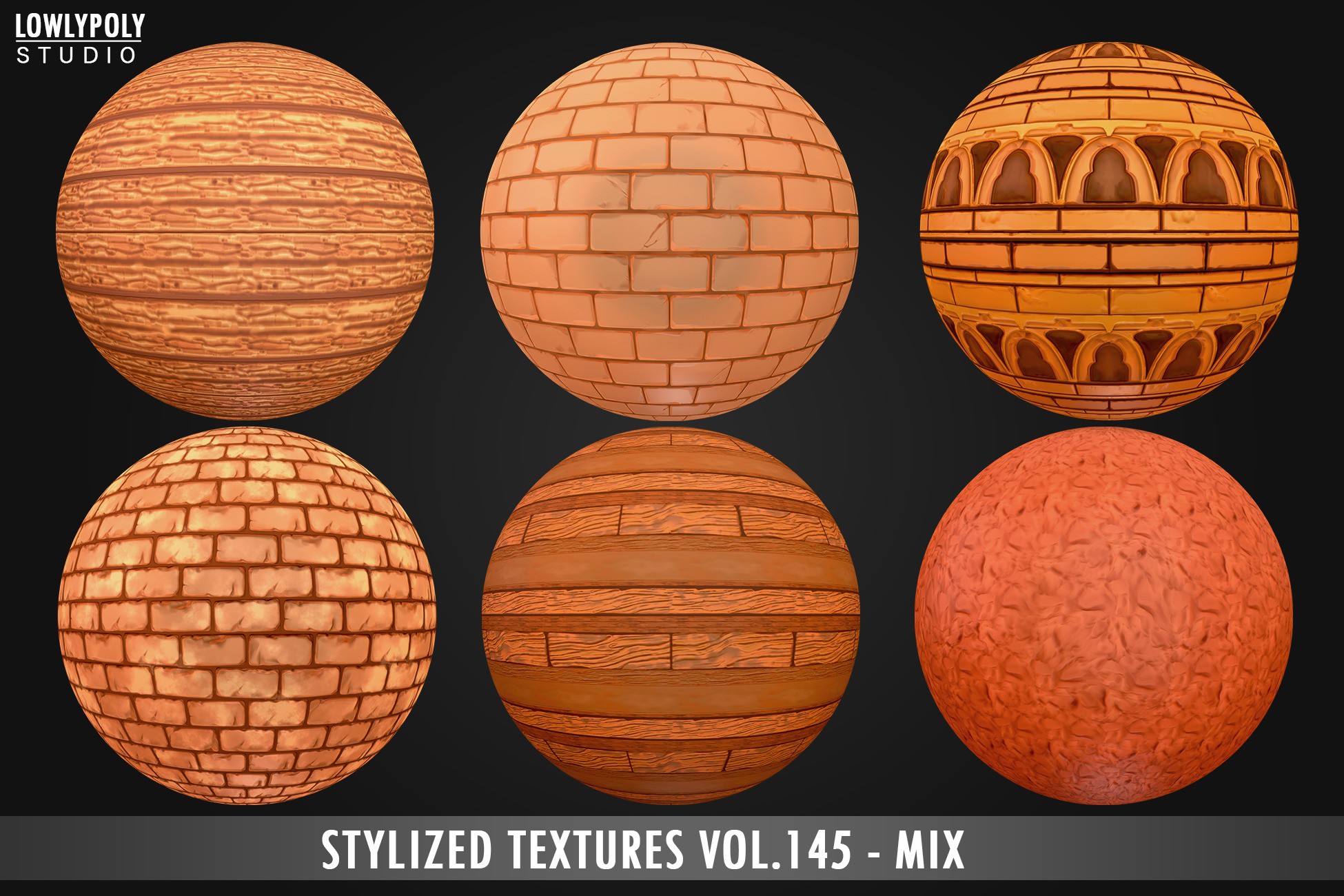 Mix Vol.145 - Stylized Textures | 2D Textures & Materials | Unity Asset ...
