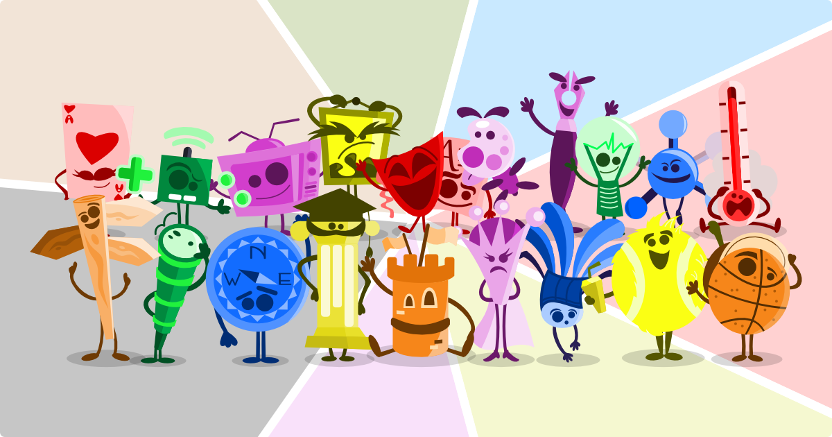 Cool Trivia Game Art - Starter Pack 2.2. | 2D Characters | Unity Asset ...