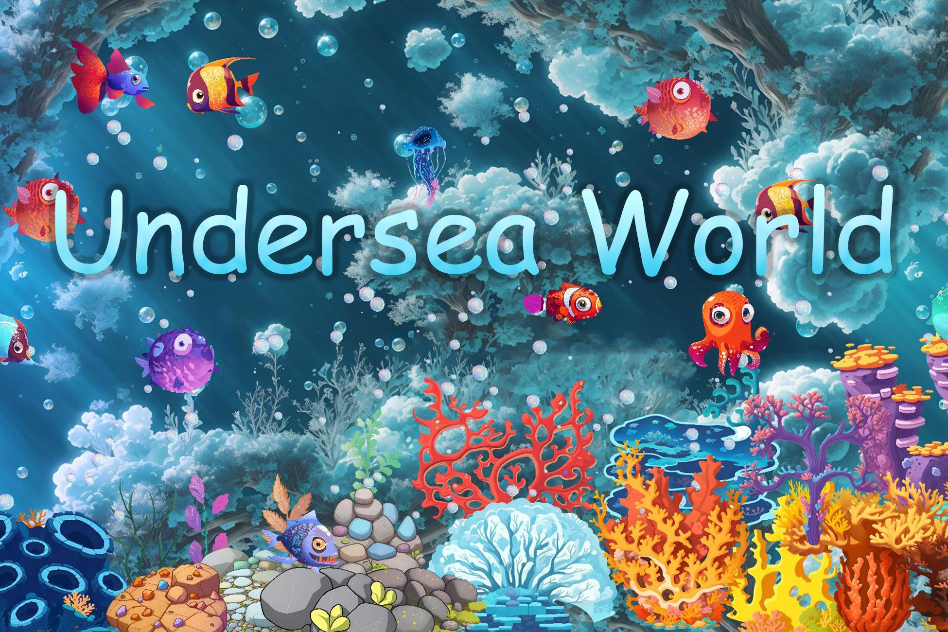 2D Undersea World | Coral Kingdom | 2D Underwater Assets | 2D ...