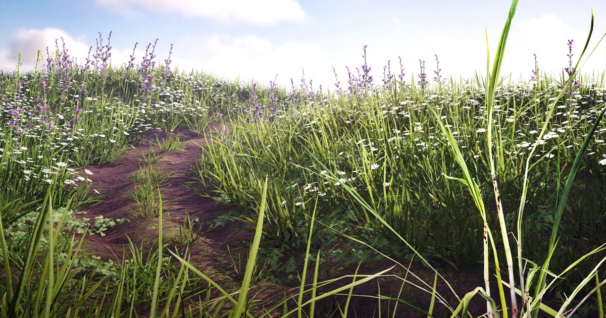 Realistic Meadow 2022 ・ Ground Vegetation | 3D Vegetation | Unity Asset ...