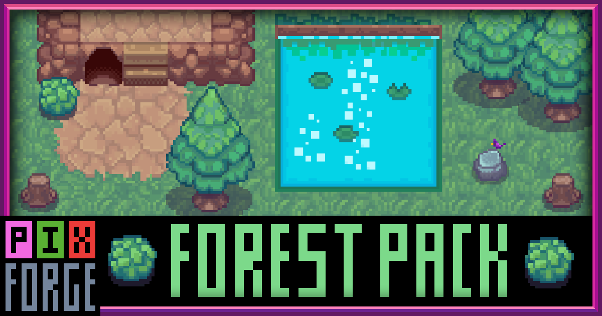 Pixel Art Forest Pack - Pix Forge | 2D Environments | Unity Asset Store