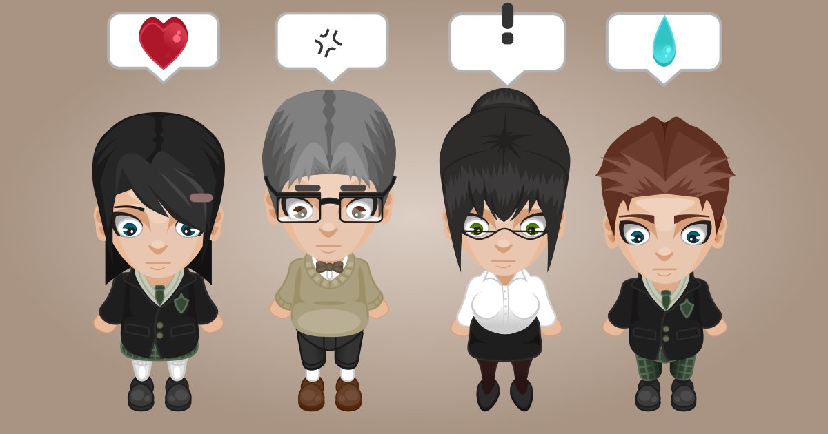 Modern School - Game Kit - Base Characters | 2D Characters | Unity ...