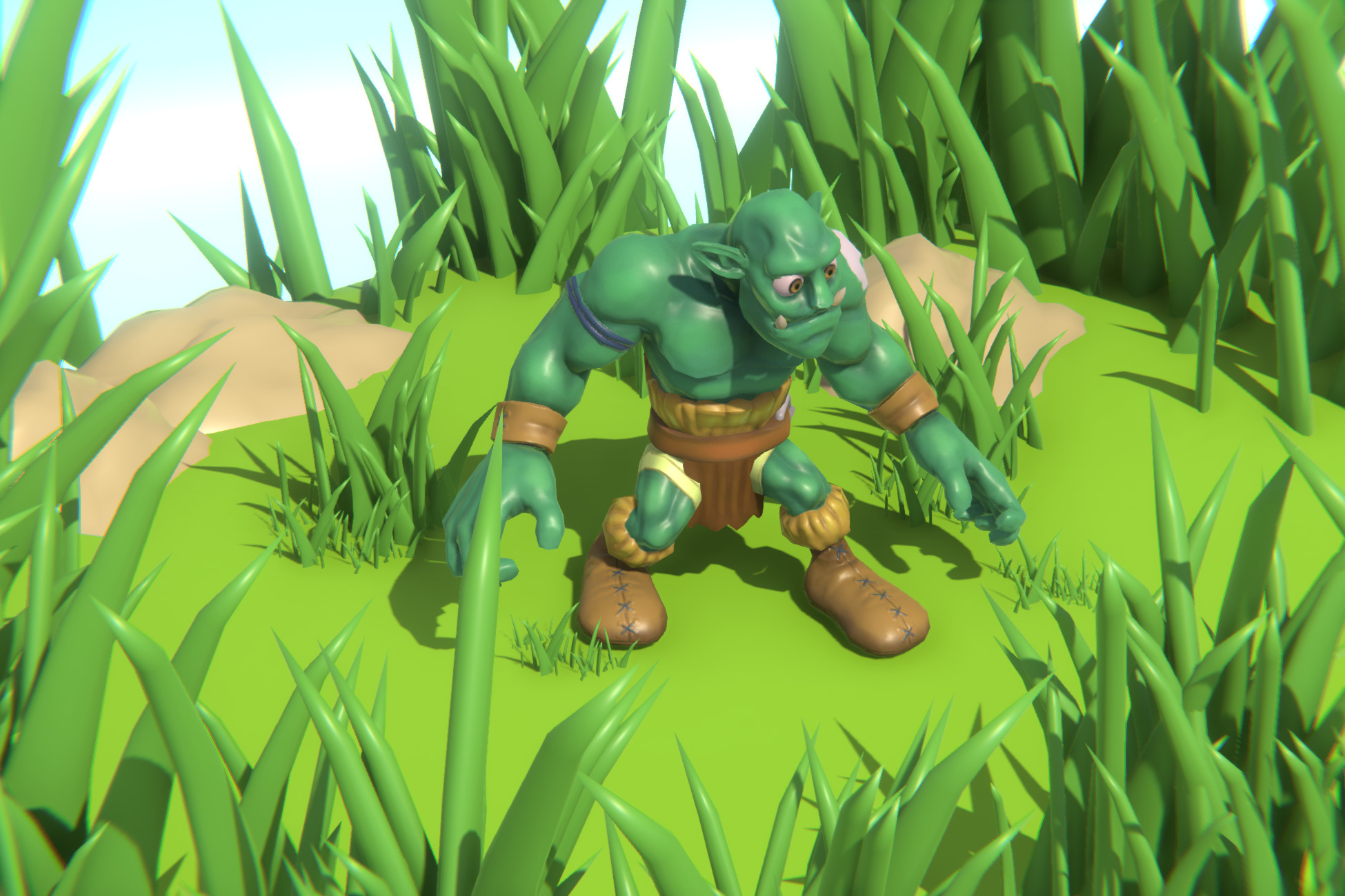 Orc - Casual Fantasy | 3D Creatures | Unity Asset Store