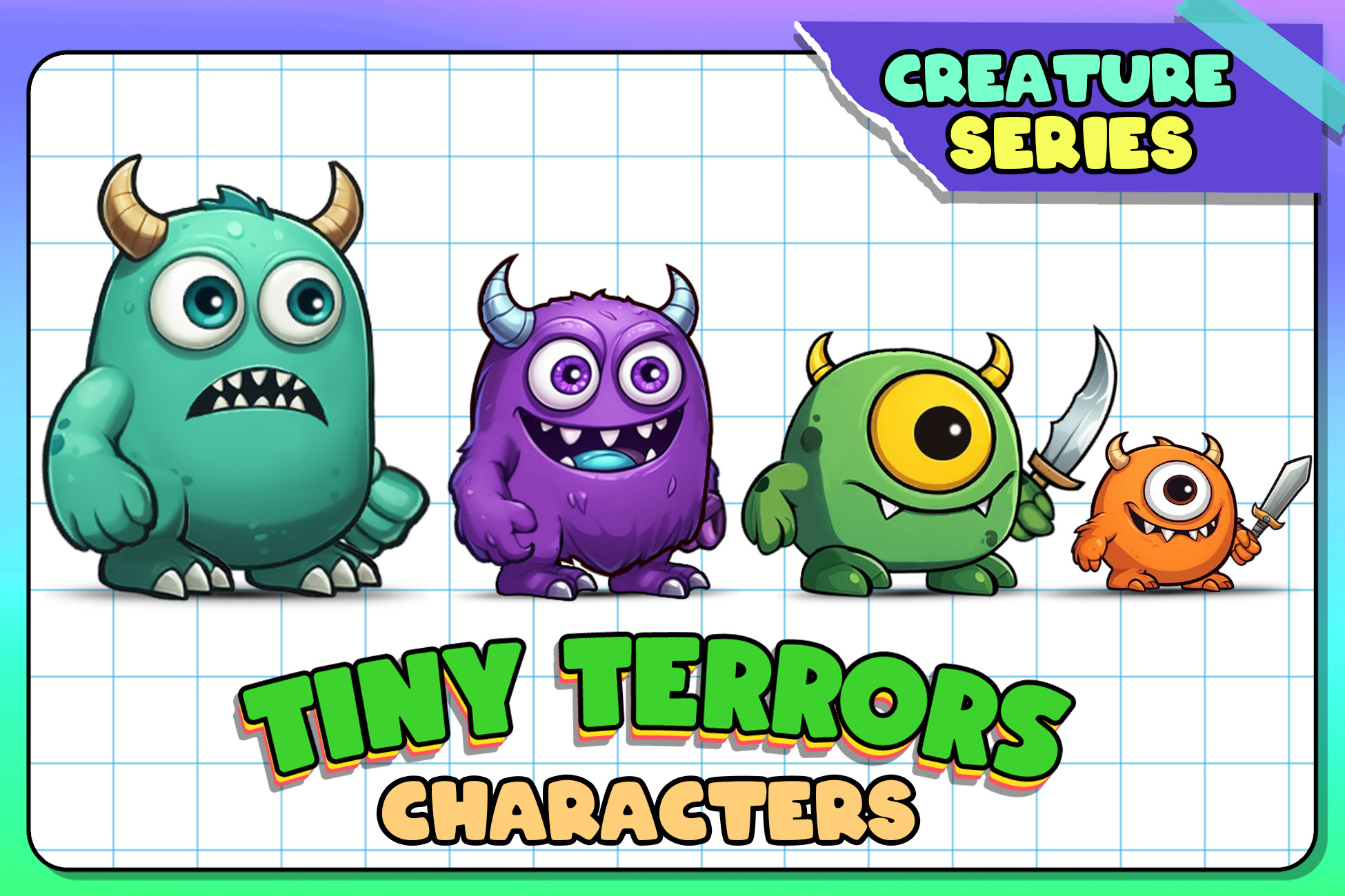 Tiny Terrors 2D Animated Character (Creature Series) | 2D Characters | Unity Asset Store