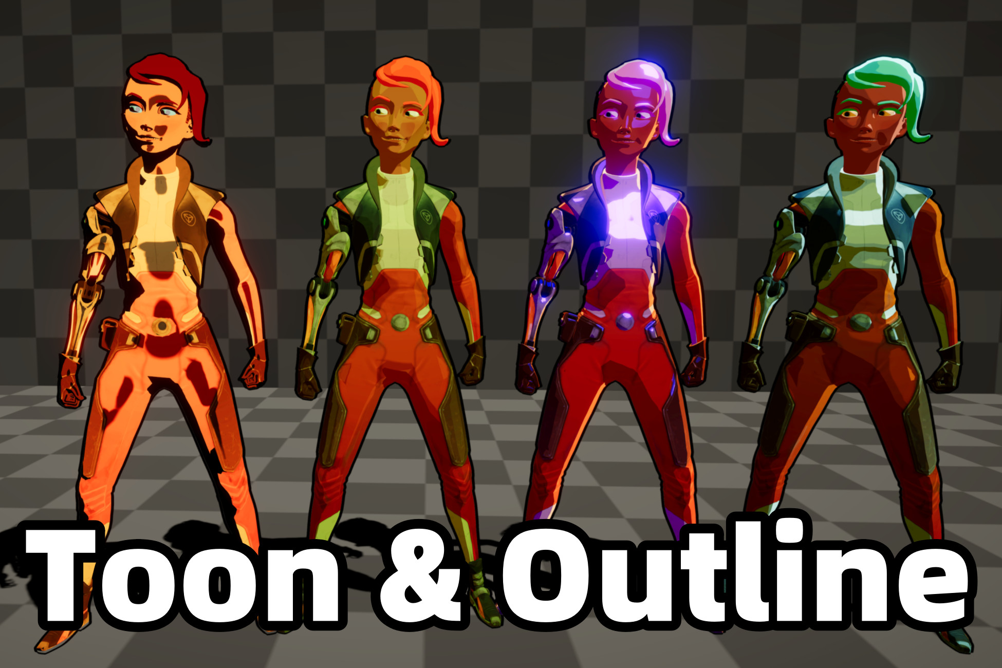 Toon & Ouline Effect by Wu Haipeng