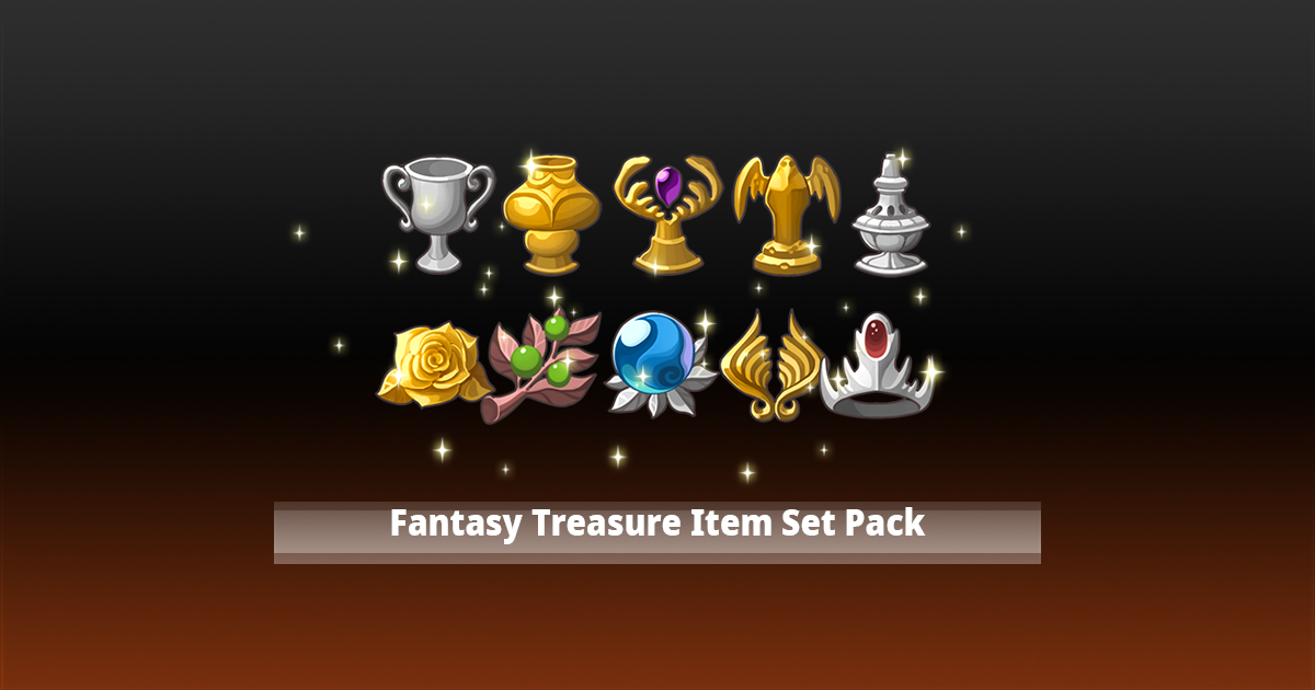 Fantasy Treasure Item Set Pack | 2D Icons | Unity Asset Store