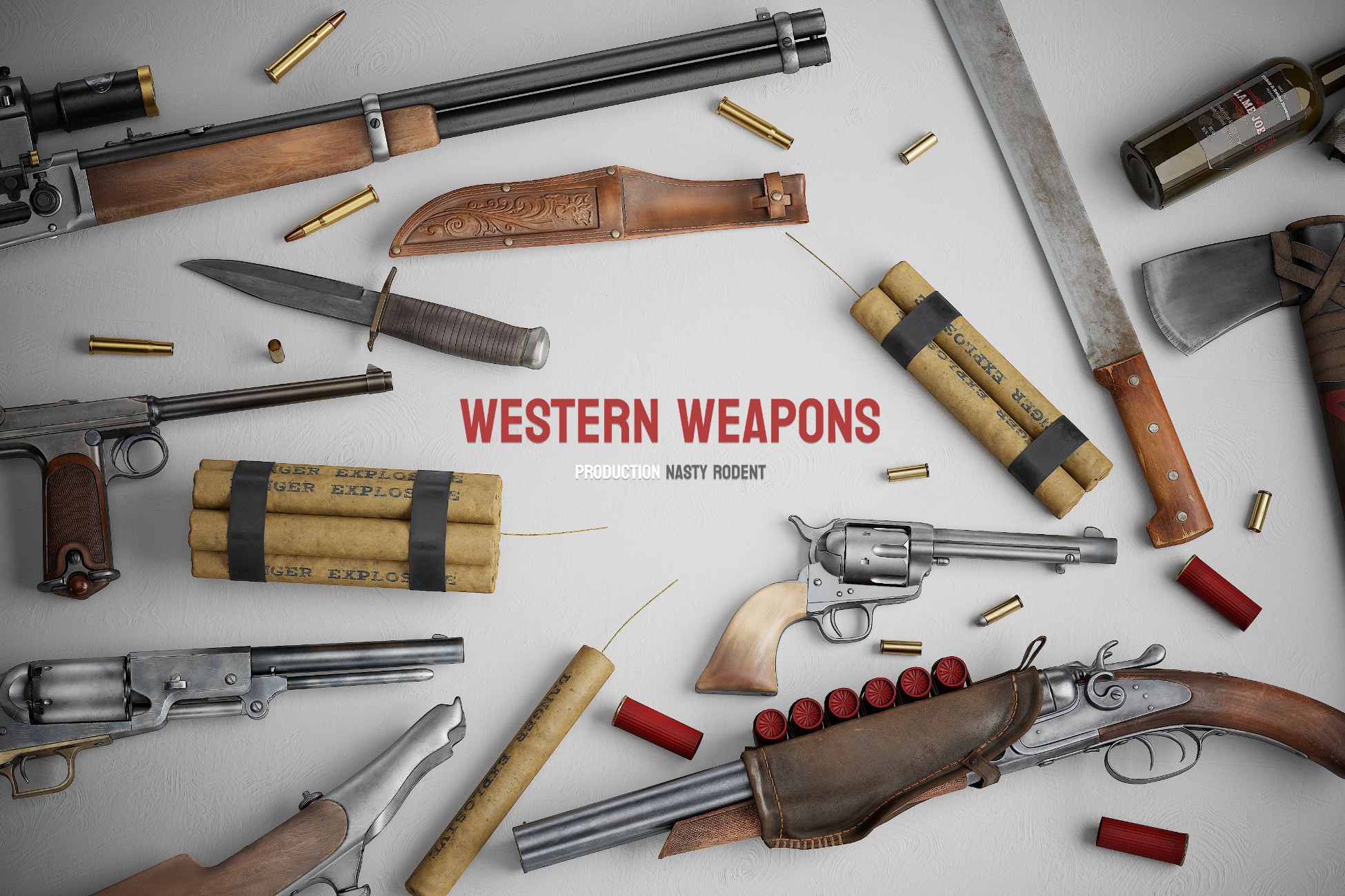Western Weapons HQ | 3D Guns | Unity Asset Store