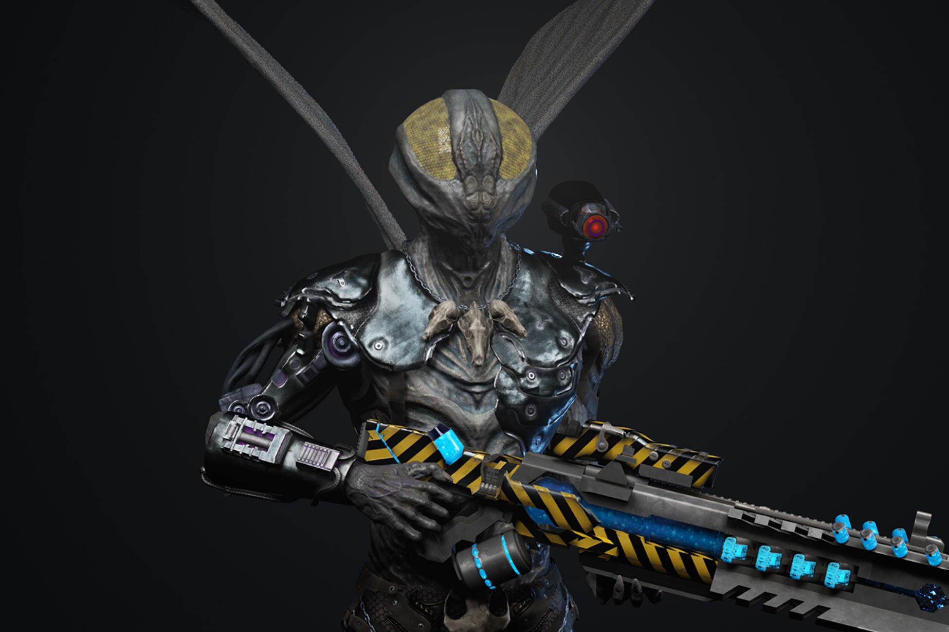 Fly sci fi | 3D Characters | Unity Asset Store