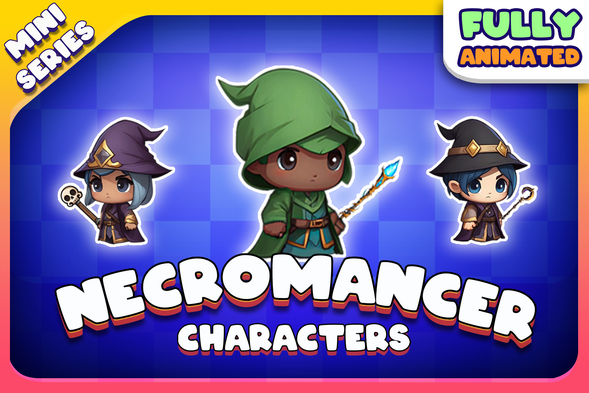 The Necromancer 2D Animated Character (Spriter) | 2D Characters | Unity Asset Store