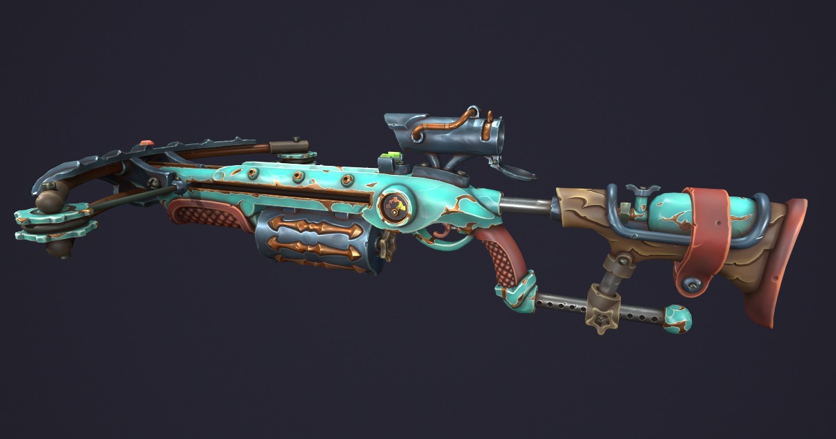 Steampunk crossbow | 3D Weapons | Unity Asset Store