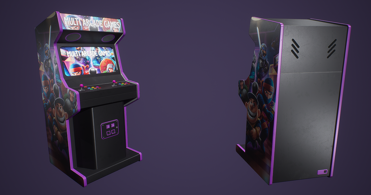 Retro Arcade Machine - 05 | 3D Electronics | Unity Asset Store