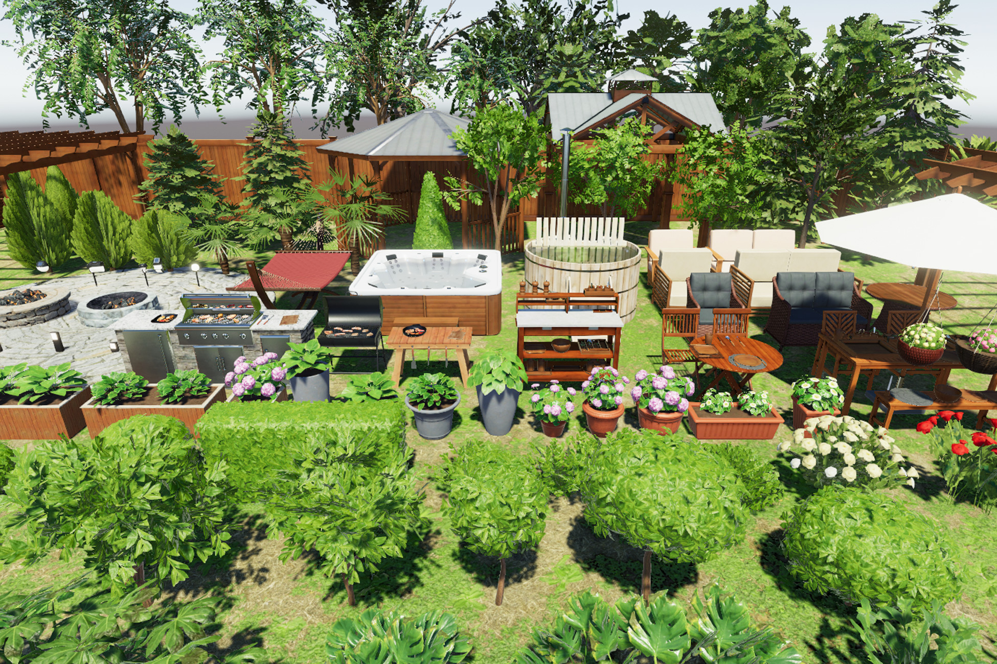 Backyard and Garden props | 3D Exterior | Unity Asset Store