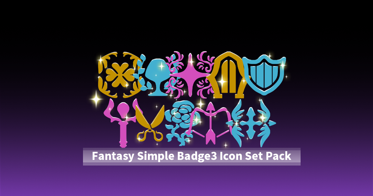 Fantasy Simple Badge3 Icon Set Pack | 2D Icons | Unity Asset Store Fantasy Simple Badge3 Icon Set Pack | 2D Icons | Unity Asset Store