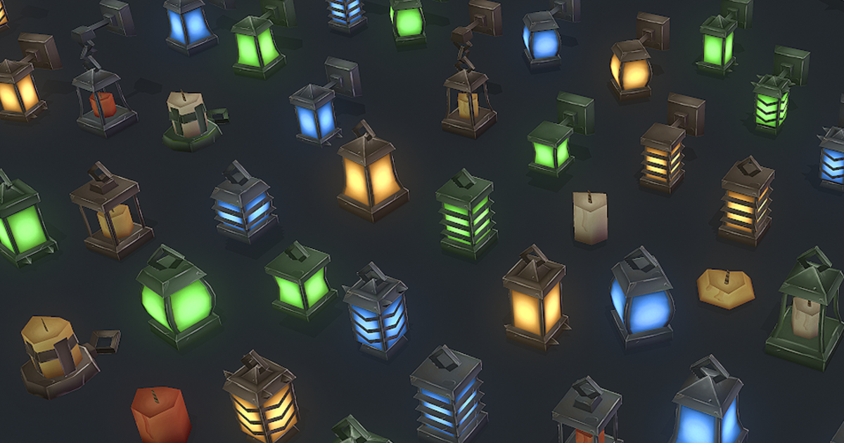 Lantern - Mega Pack | 3D Interior | Unity Asset Store