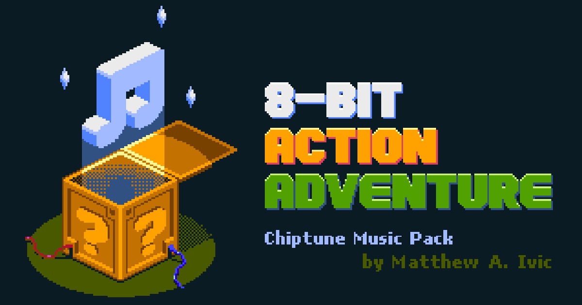 8-Bit Action Adventure Chiptune Music Pack | Audio Music | Unity Asset ...