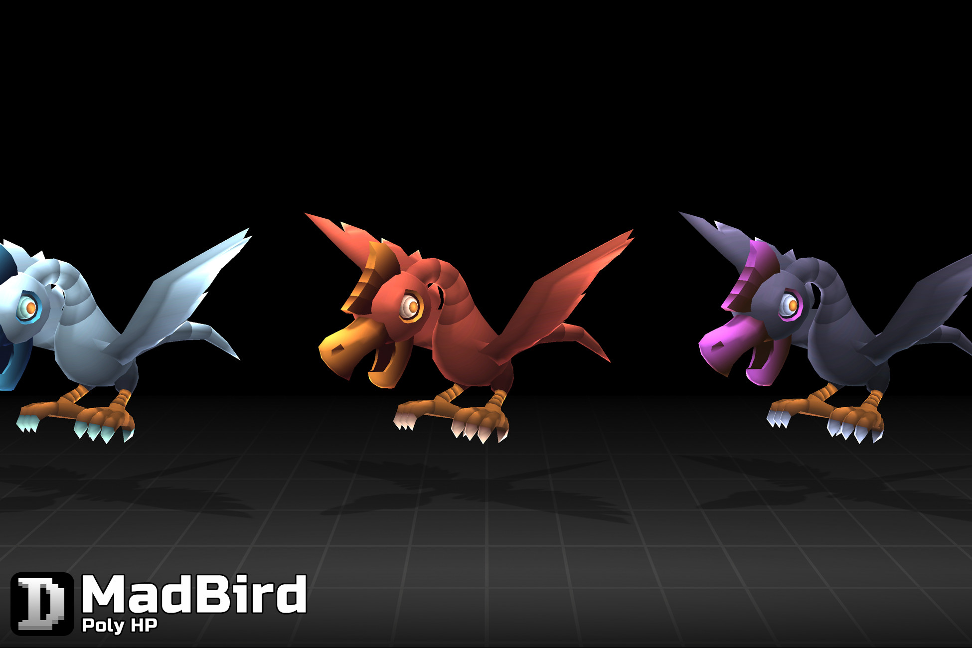 Poly HP - MadBird | 3D Creatures | Unity Asset Store