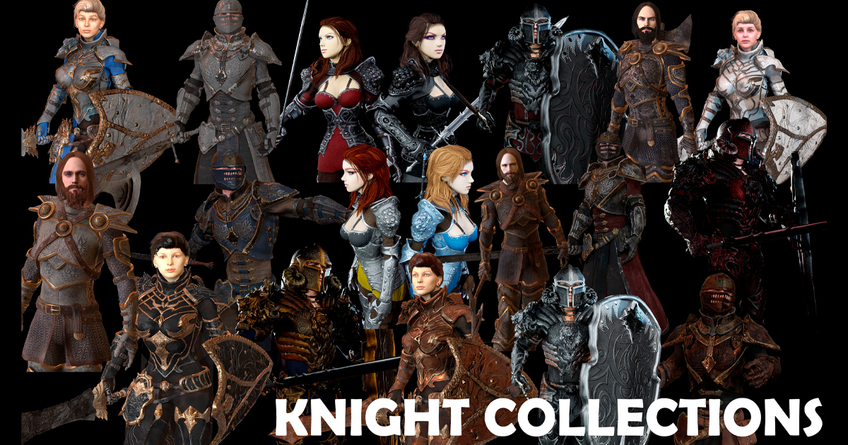 Knight Collection | Characters | Unity Asset Store