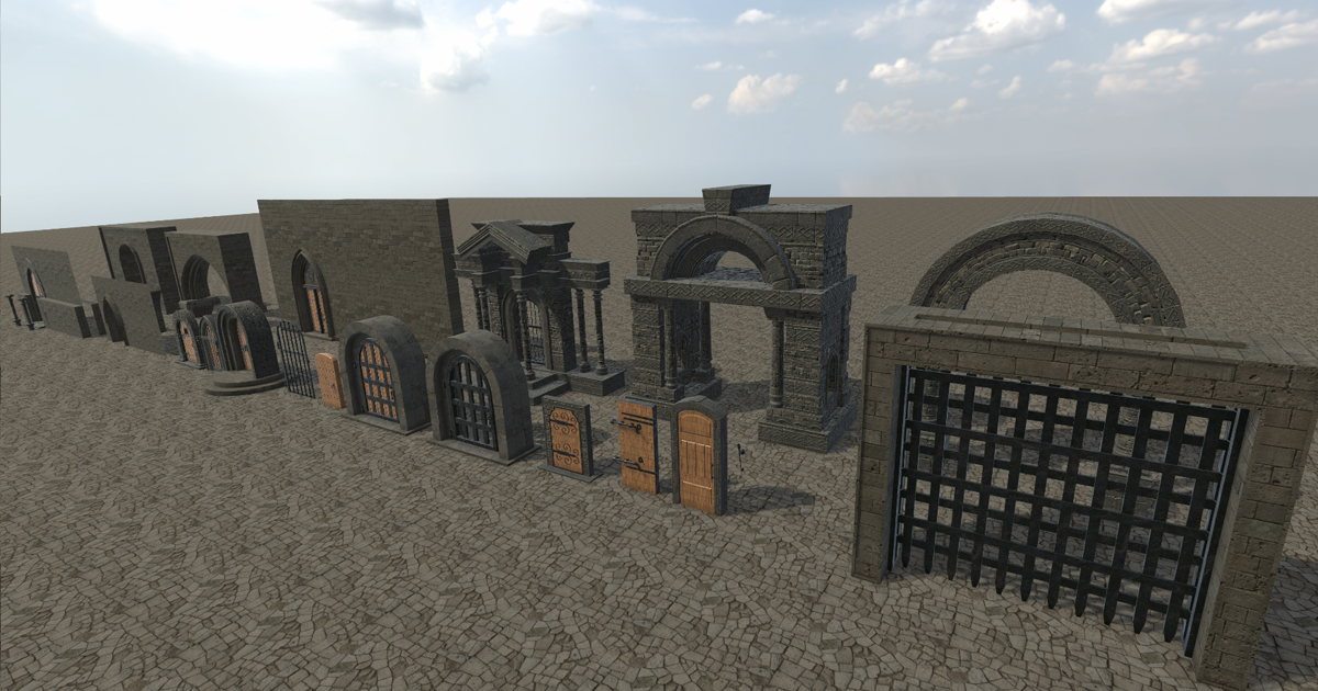 Doors Collection | 3D Exterior | Unity Asset Store