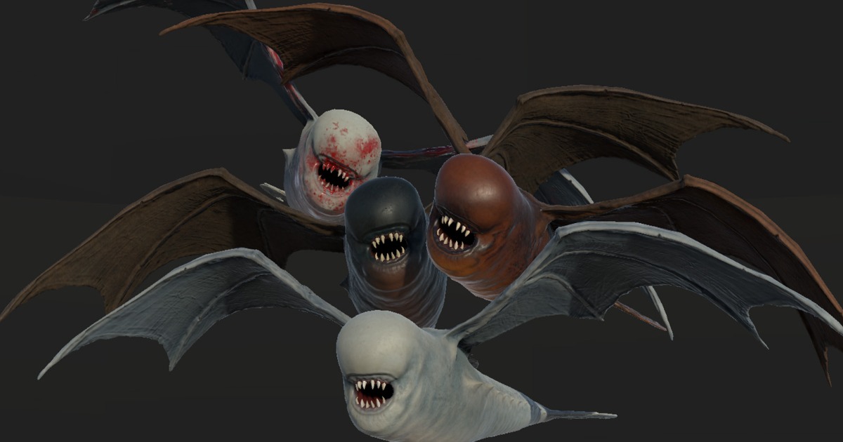 Big Worm Monster | 3D Creatures | Unity Asset Store