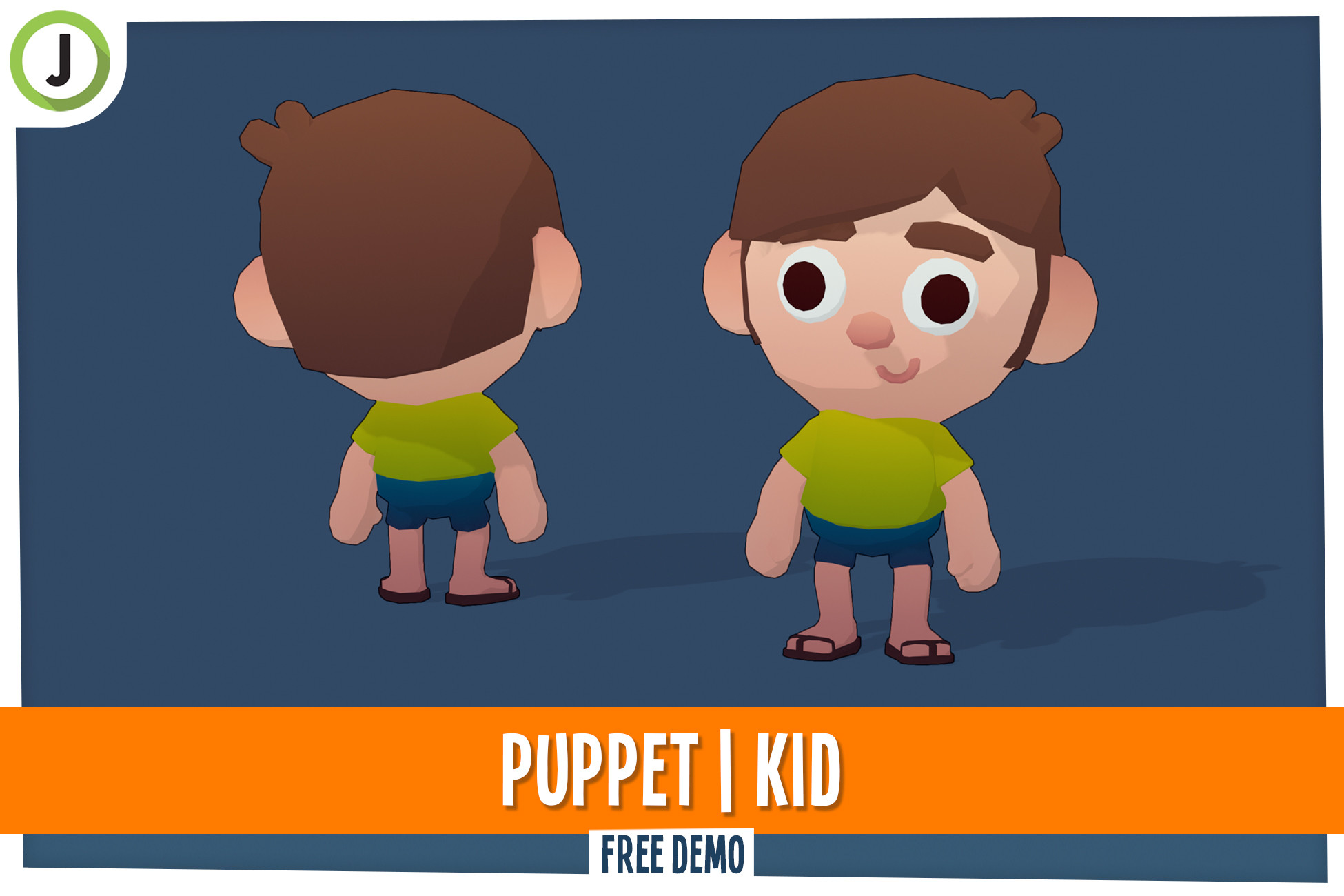 Puppet | Kid | Free Demo | 3D Humanoids | Unity Asset Store