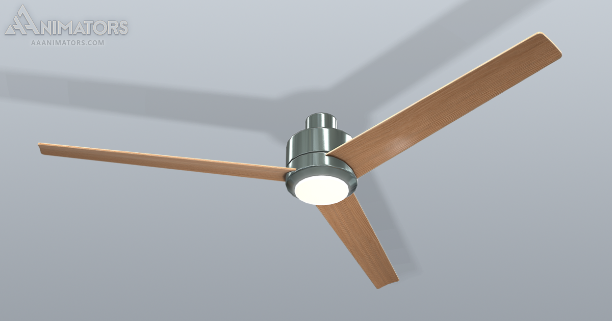 Low Poly Ceiling Fan 04 | 3D 전자제품 | Unity Asset Store
