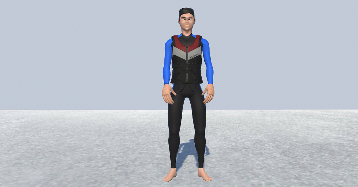 Surf suit Avatar Male | 3D Humanoids | Unity Asset Store