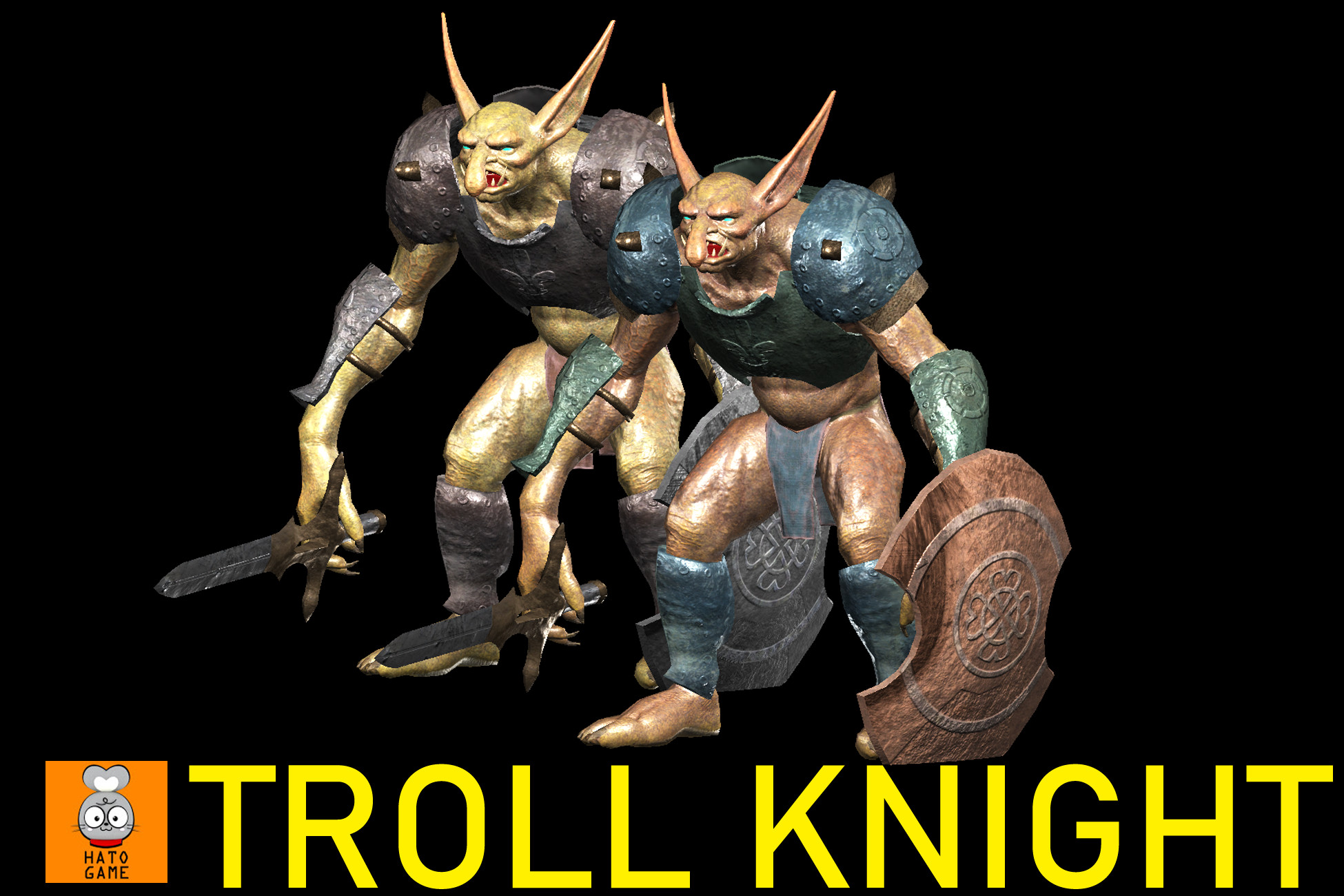 01_Monster: Troll Knight | 3D Creatures | Unity Asset Store