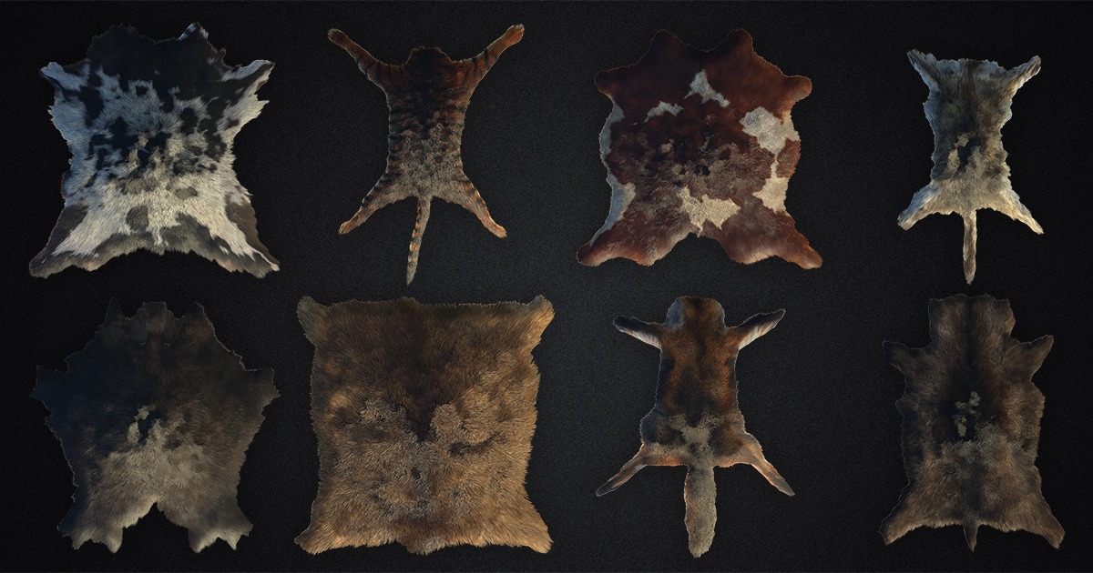 Animal Rug Pack | 3D Props | Unity Asset Store