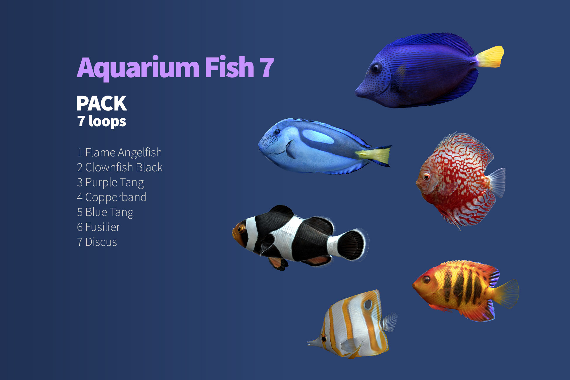 Aquarium Fish 7 | Characters | Unity Asset Store