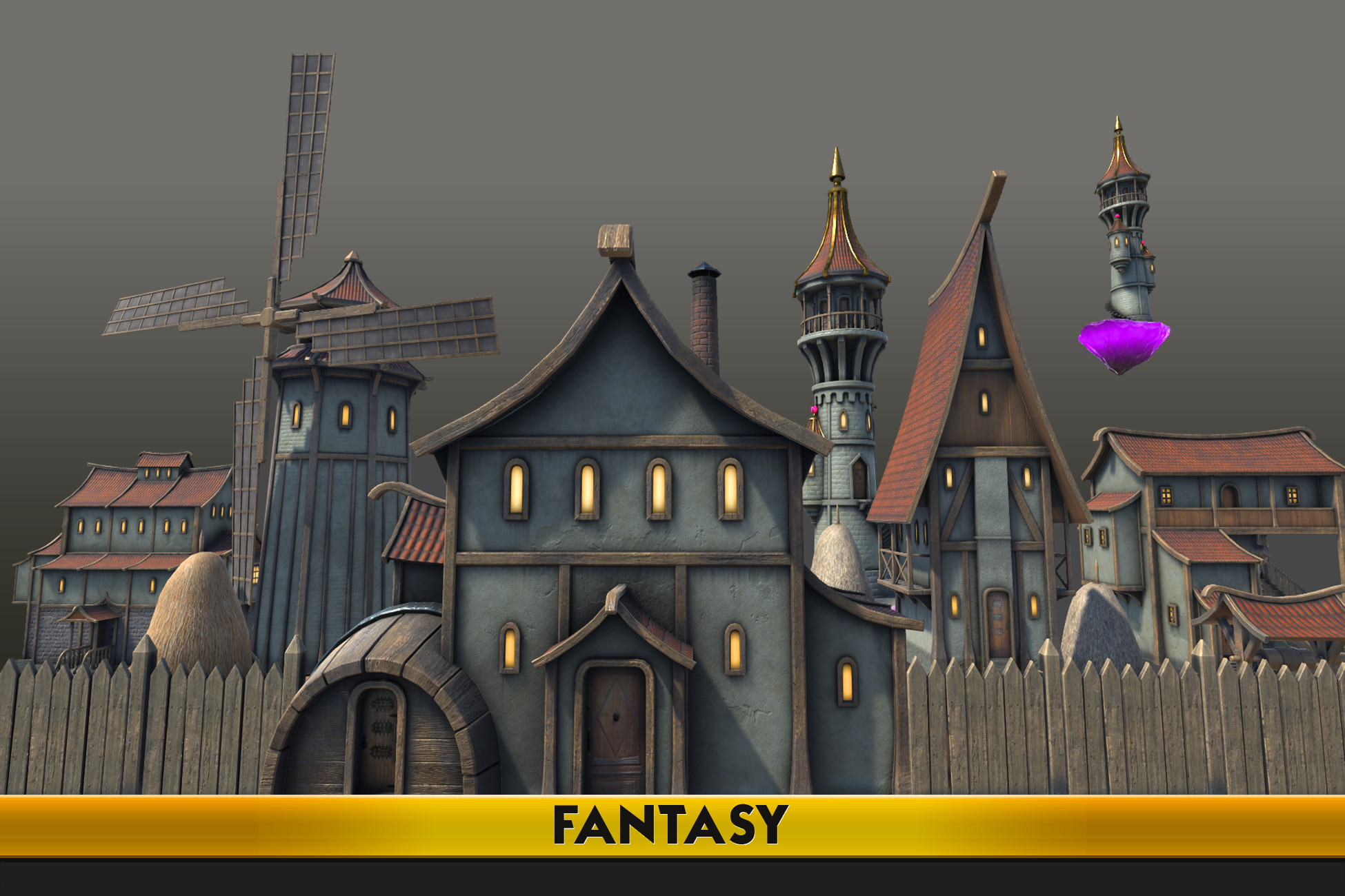 Medieval Fantasy Buildings | 3D Props | Unity Asset Store