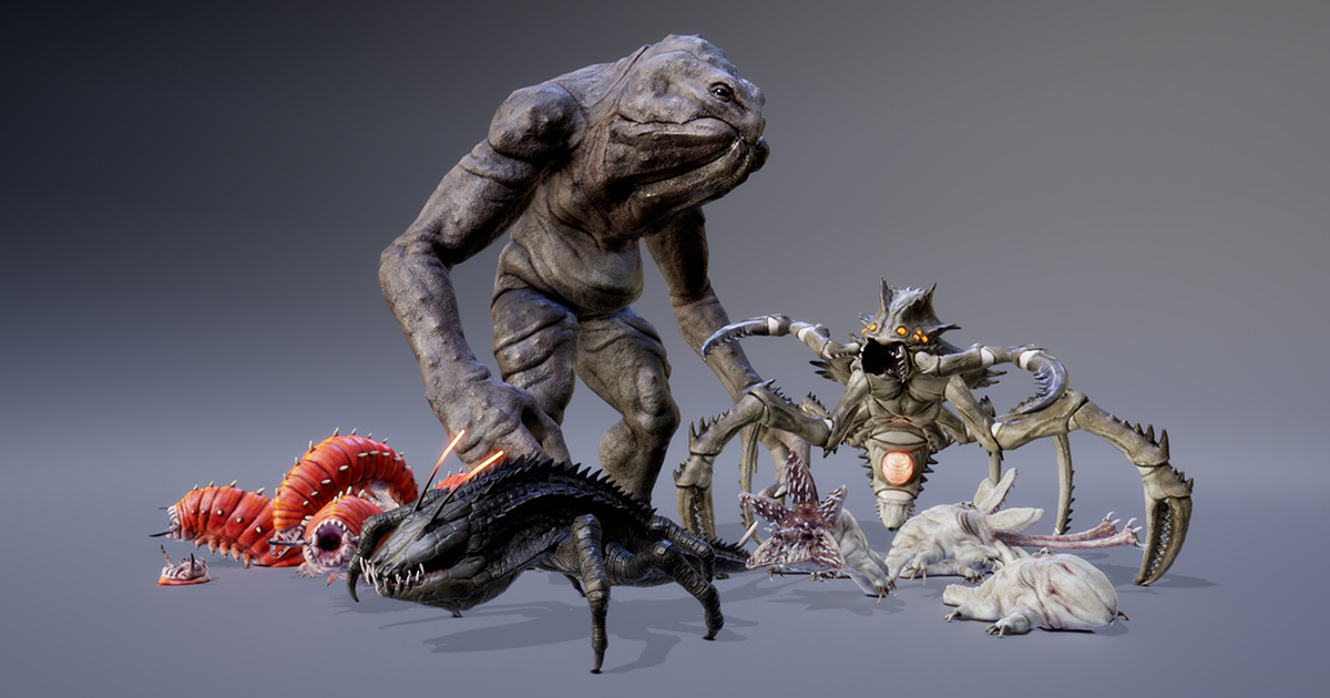 MONSTER PACK VOL 13 | 3D Creatures | Unity Asset Store