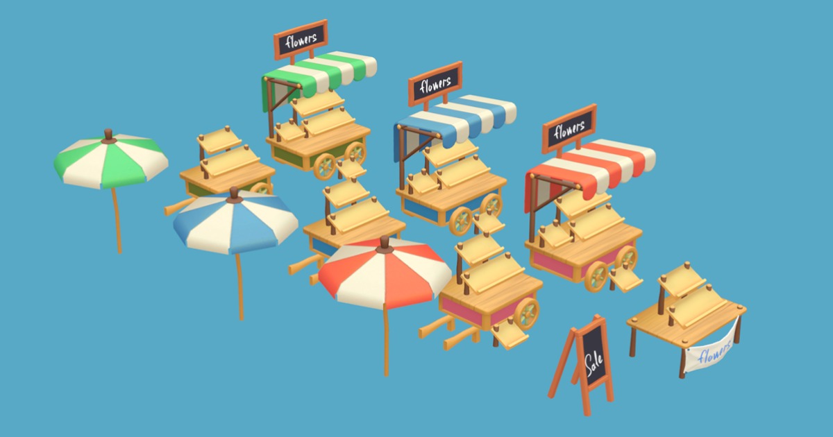 3D Marketplace Pack | 3D Props | Unity Asset Store