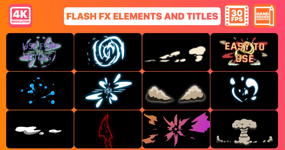 Flash FX (21.02) | 2D 材质与材料 | Unity Asset Store