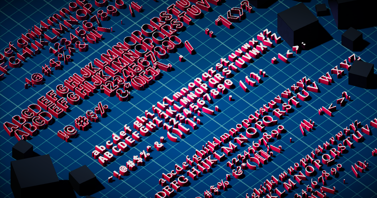 Modular 3d Text In Game 3d Ui System 3d Gui Unity Asset Store 9042