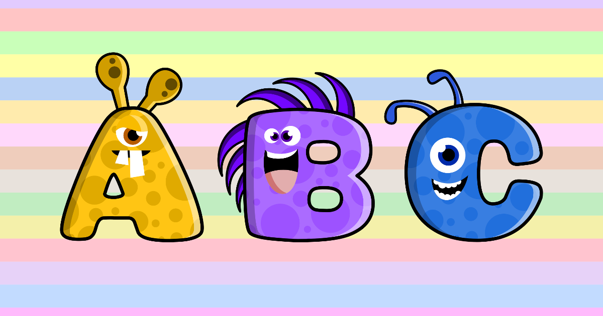 Assets For Children´s Games - The Monster Alphabet | 2D Characters ...