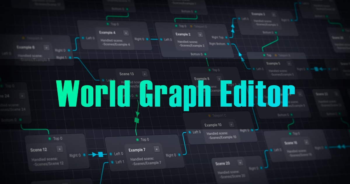 World Graph Editor | Level Design | Unity Asset Store