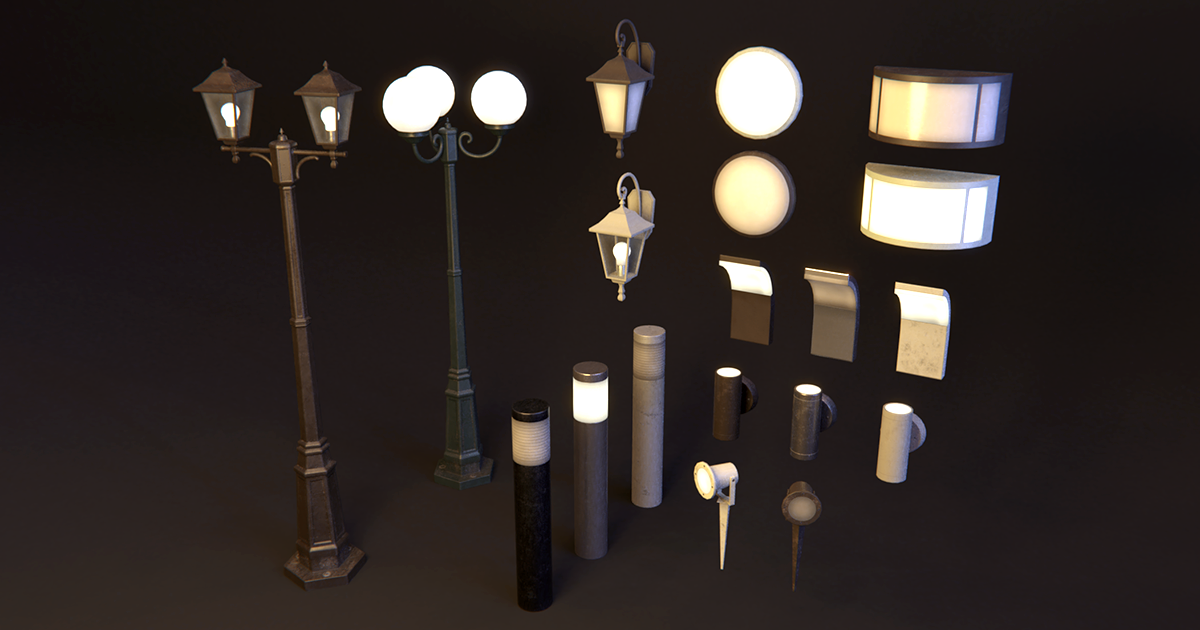 Exterior Lights | 3D Exterior | Unity Asset Store