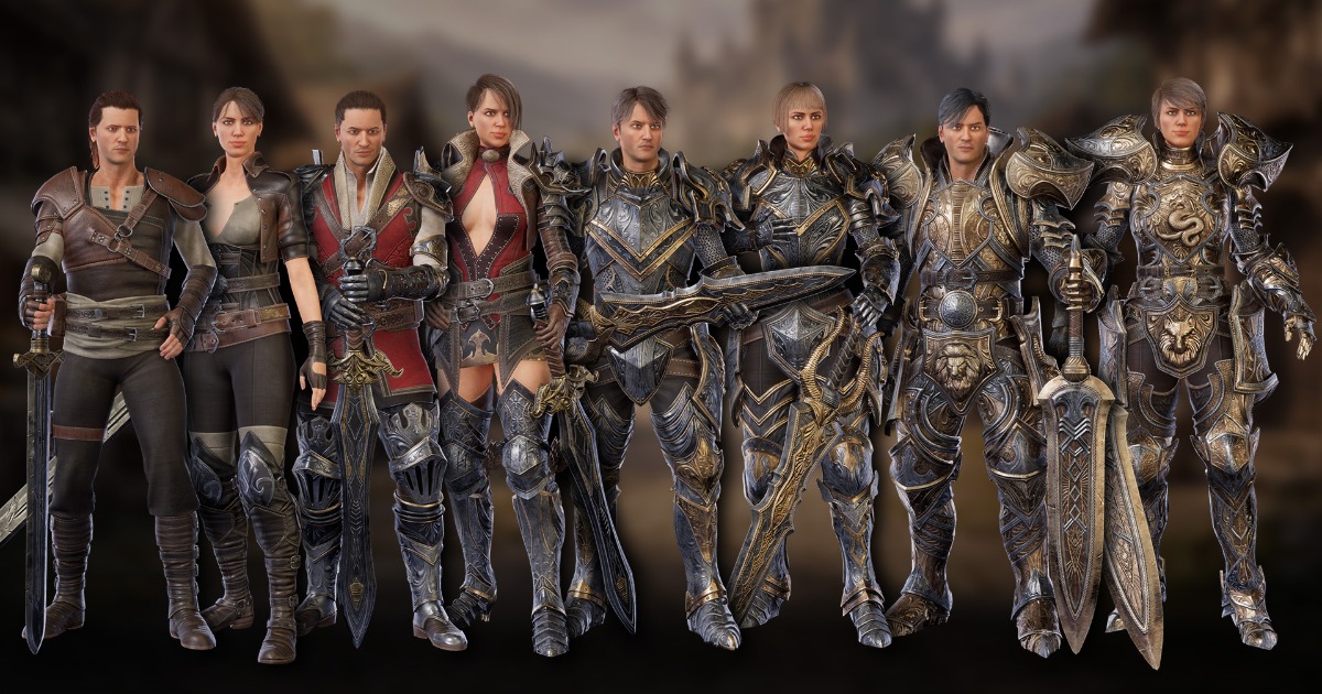 MMO Fighter Pack | 3D Characters | Unity Asset Store