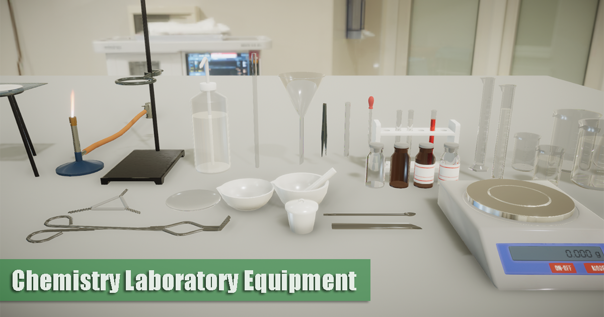 Chemistry Laboratory Equipment | 3D Tools | Unity Asset Store